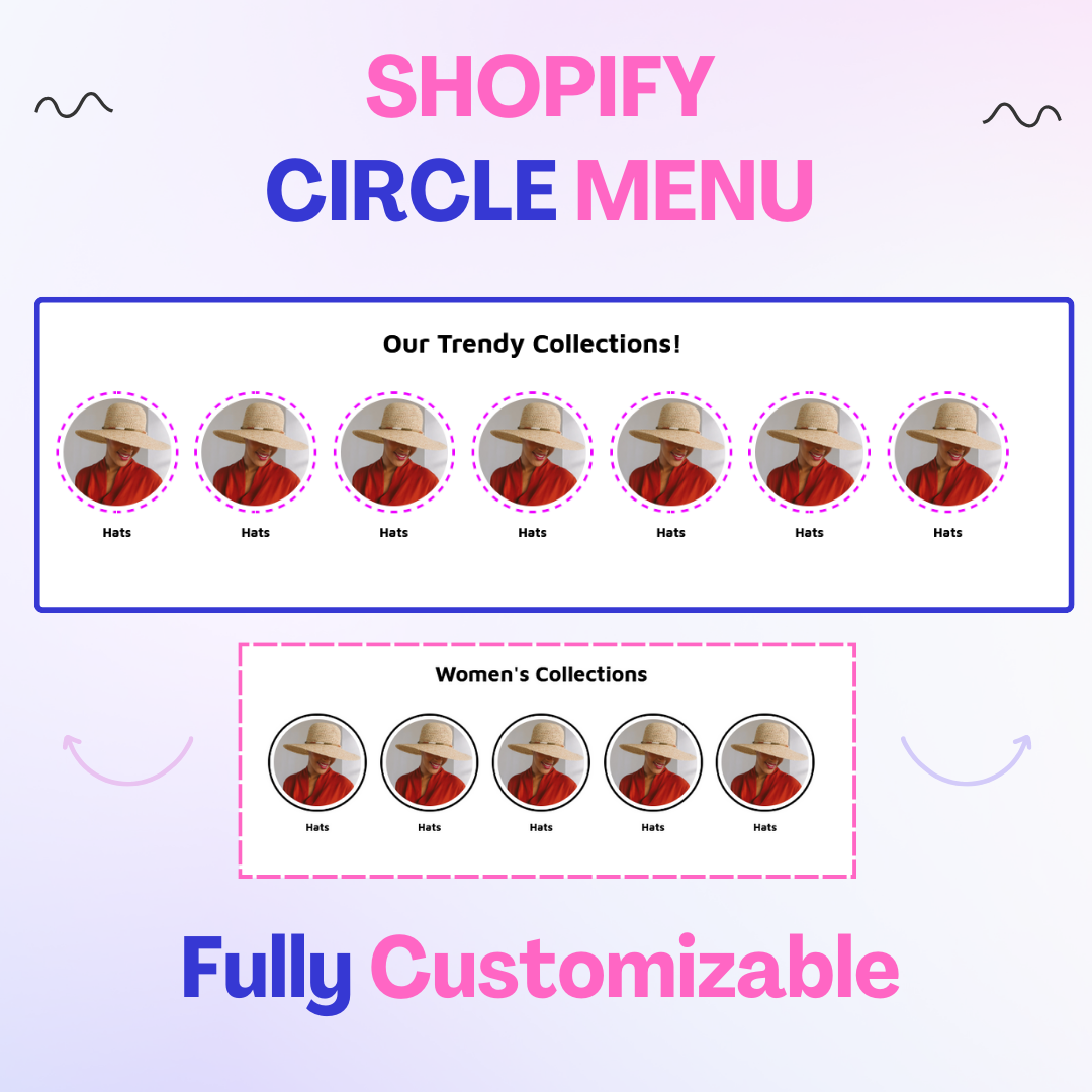 Shopify Circle Menu/Collections – DevLuxx.com